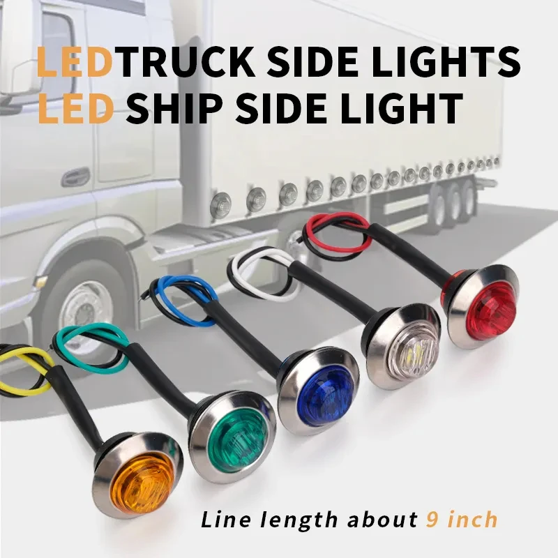 LED Indicators 12V 24V for Trucks & Trailers - Bright & Durable