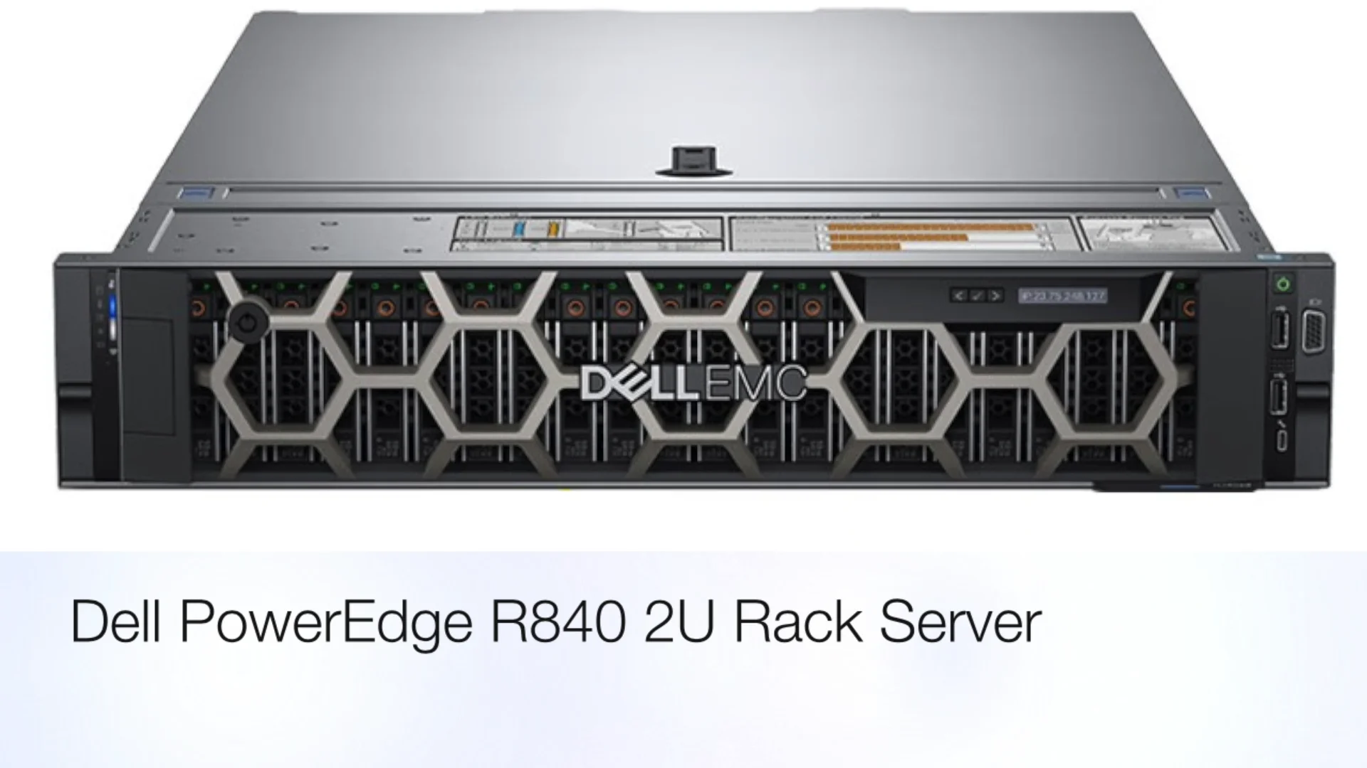 The Dell R840 Is A Brand New 2u Rack Server Equipped With An Intel Xeon ...