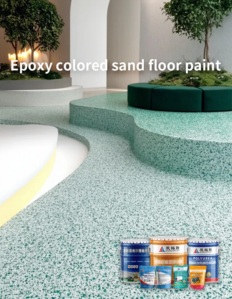 Ground Transformation Epoxy Floor Paint - Eco-Friendly Colored Sand ...