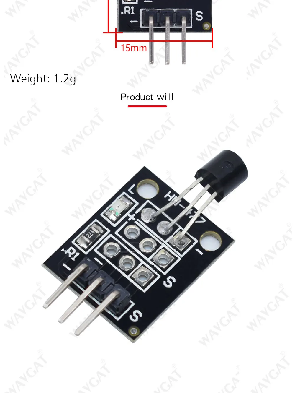 KY-001 DS18B20 temperature sensor module measurement module KY001 DC 3~5V| Alibaba.com