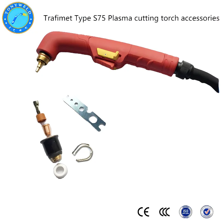 S75 Low Frequency Gas Air Cooled Plasma Cutting Torch Accessories ...
