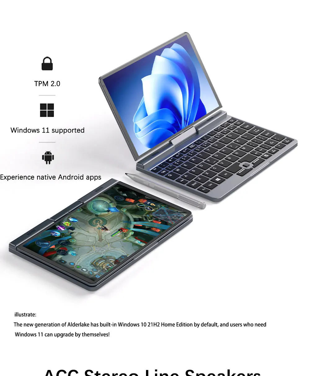 Cheap Mini Handheld Laptop 8 Inch Touch Intel N100 12g Ddr5 Win11 ...