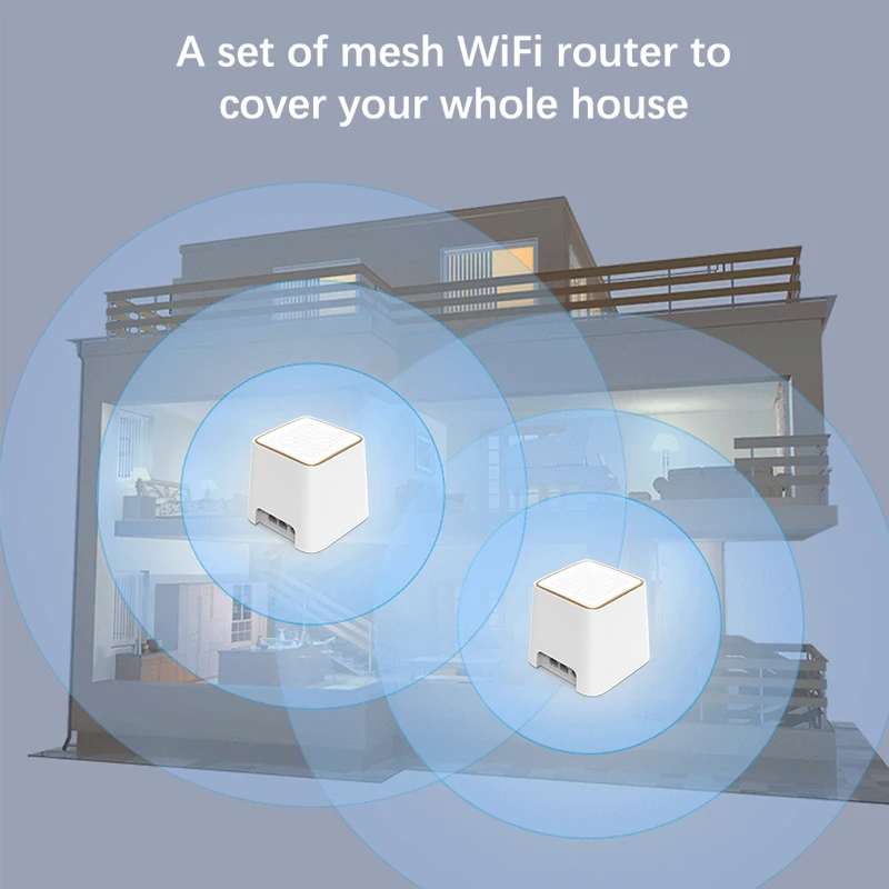 Zbt Brand Realtek Gigabit Ac Dual Band Mesh System Wifi Ac1200mbps ...