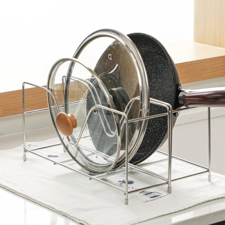 Single-tier Stainless Steel Wall Shelf With Cover For Dish Drain ...