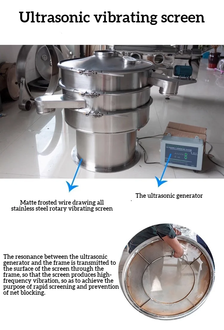Rotary Circular Vibration Separator Food Chemical Metal Metallurgy ...