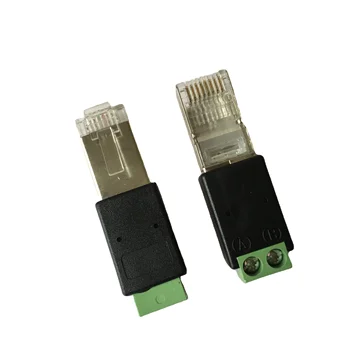 Rj45 To Rs485,Rj45 To 2 Pin Screw Connector,Rj45 To 2pin Connector ...