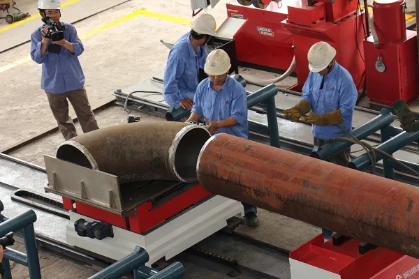 Pipeline Automatic Group Center For Pipe Spool Construction Equipment ...