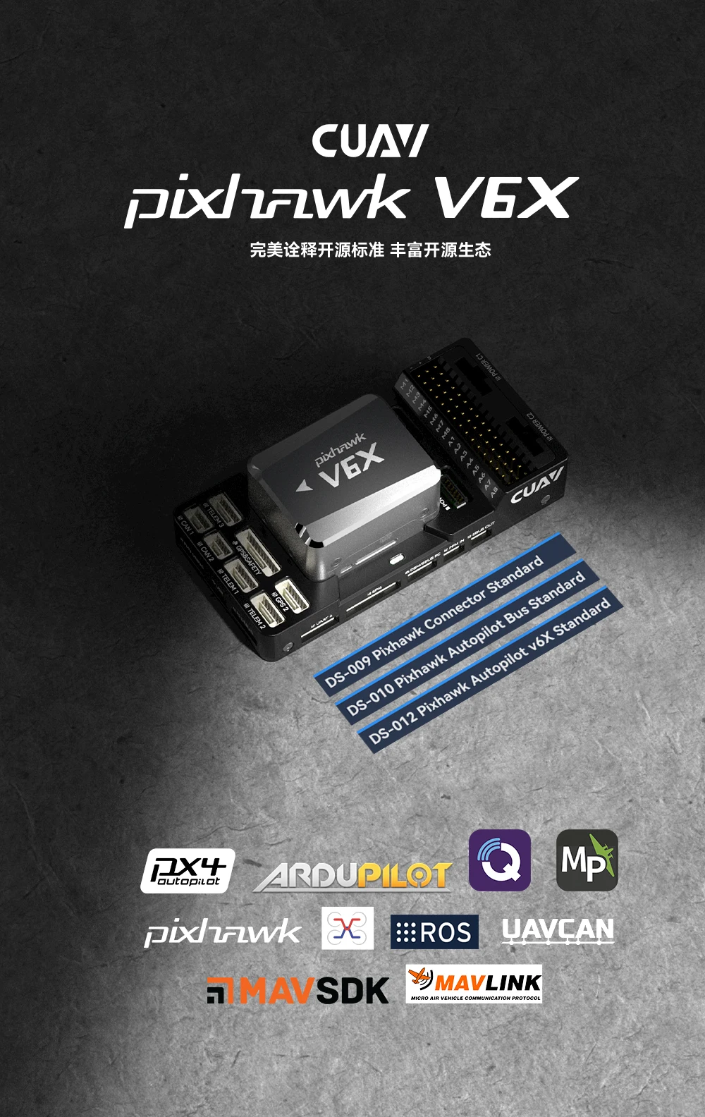 Cuav New Pixhawk V6x Autopilot Fpv Drone Flight Controller With Neo3 ...