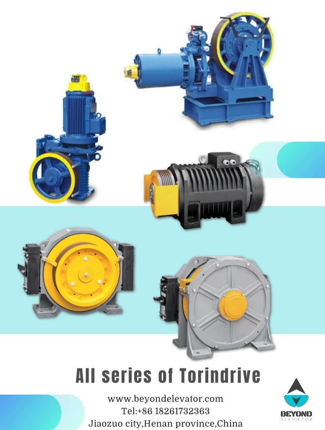 Torindrive YJ275A Elevator Motor - 1150KG to 1600KG Capacity