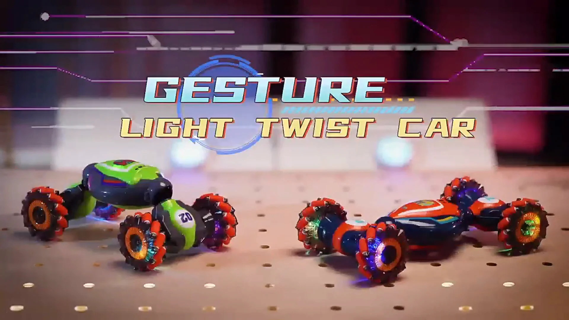 New Light Wheels Twist Stunt Car 02 Number Gesture Music Stunt Car ...
