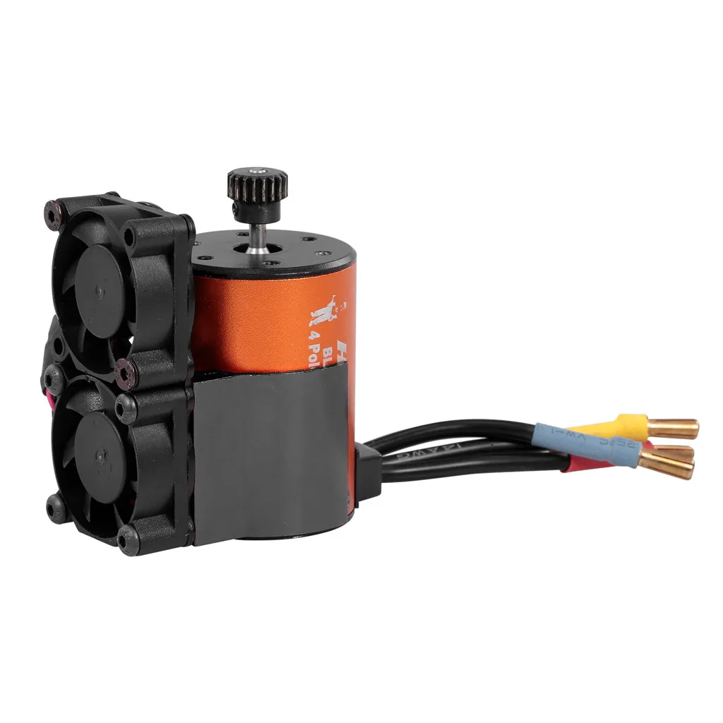 RC Motor Double Cooling Fans with Thermal Sensor for 540 Motors
