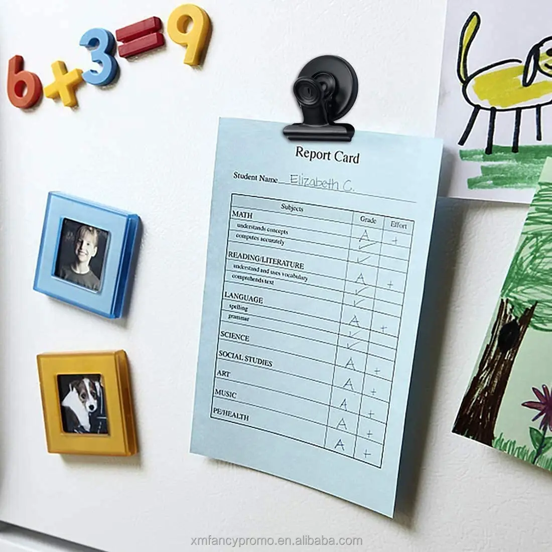 Fancy Fridge Refrigerator Magnets, Strong Magnetic Clips for Whiteboard ...