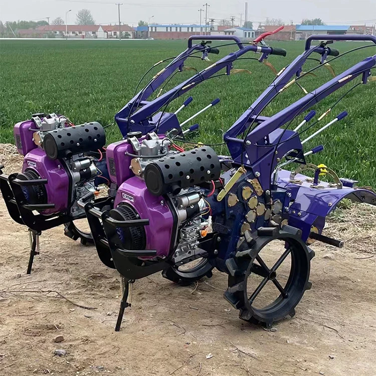 Multifunctional Mini Rotavator Tiller 10hp Tractor Power Tiller Supply ...