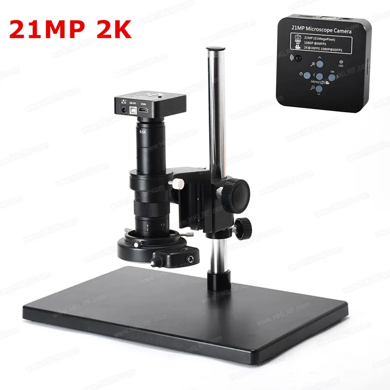 Microscope Camera Set 21MP 2K 1080P 60FPS Electronic USB Digital ...