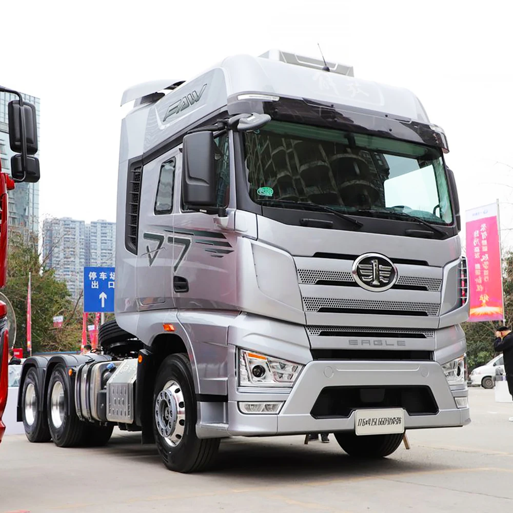 New Chinese Faw J7 Heavy Truck 560hp 6*4 Diesel Amt Tractor Trucks For ...