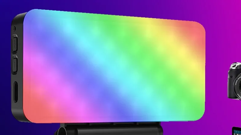 2023 New Portable Rechargeable Rgb Video Light Led Camera Led Light ...