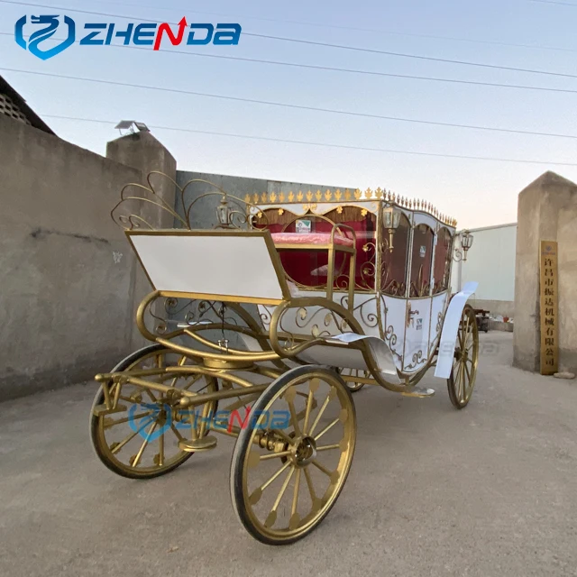 Luxury Elegant Princess Royal Horse Carriage Wedding Sightseeing Horse ...