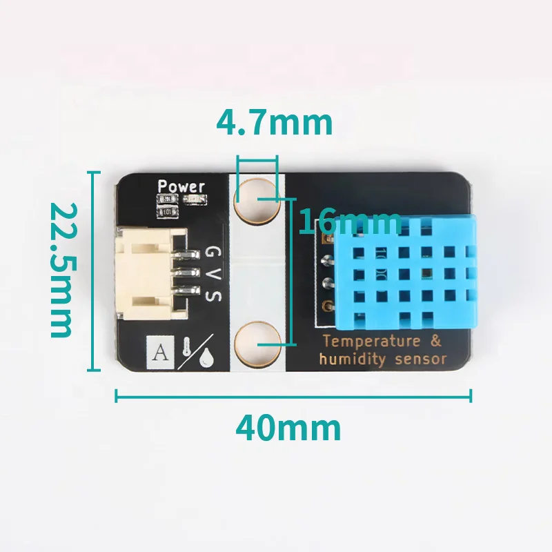 Dht11 Temperature&humidity Sensor Probe Ph2.0 3pin Digital T&h Sensor ...