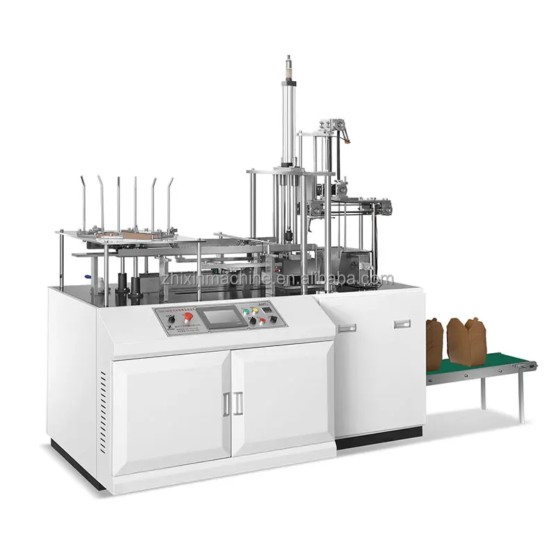 Fully Automatic Paper Carton Manufacturing Machine Lunch Food Meal Box ...