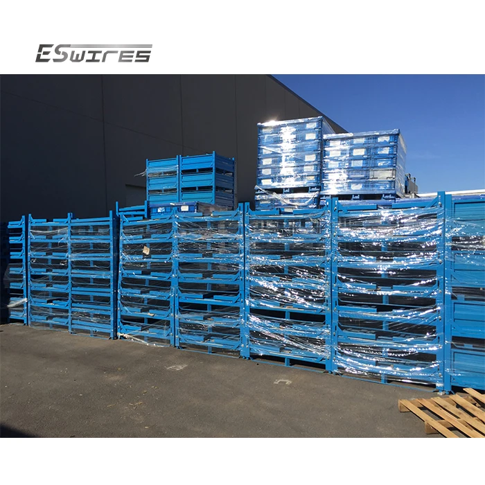 Customized Stackable Auto Spare Parts Storage Welded Steel Bulk Bins ...