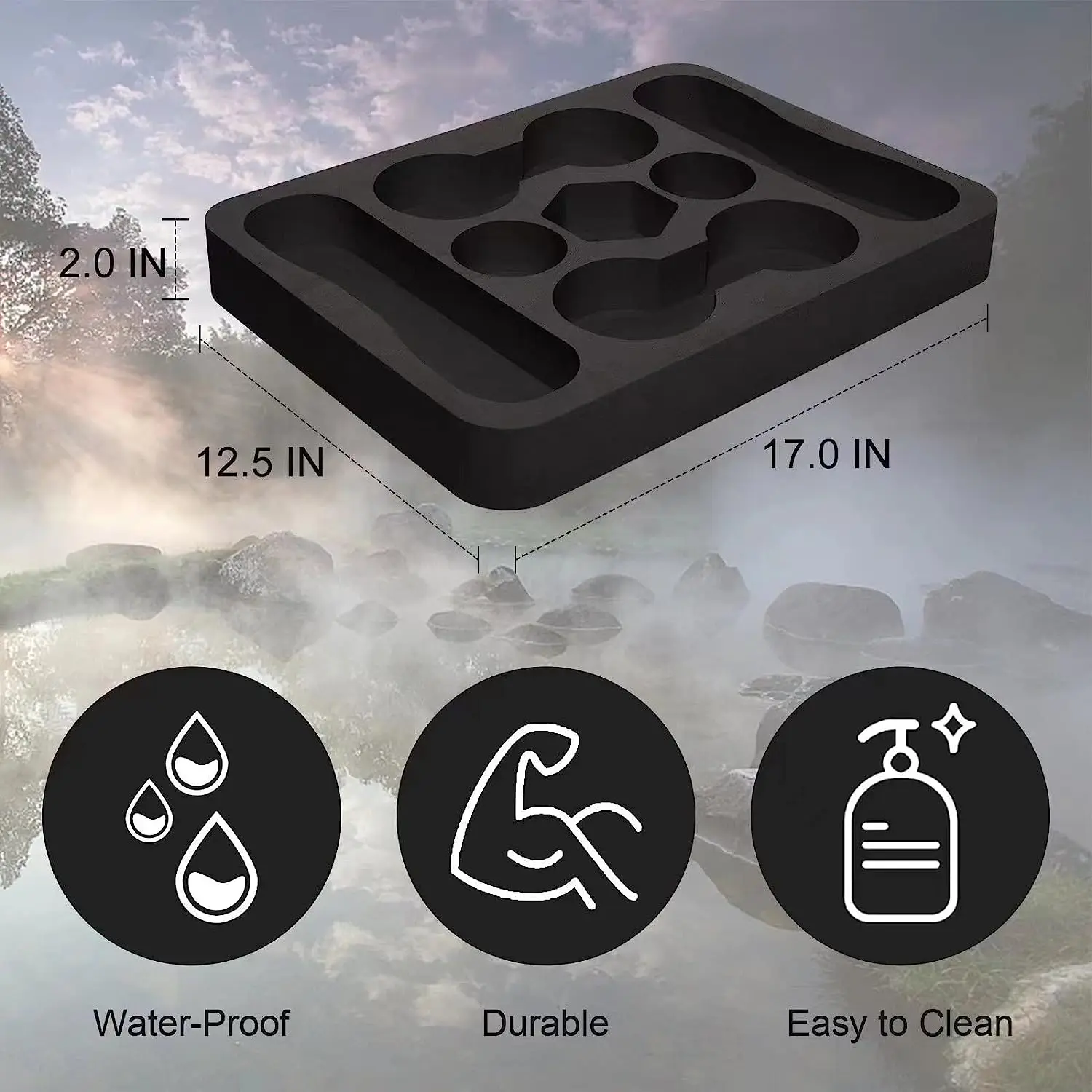 Floating Bar Table Tray - Perfect for Pool & Beach Parties