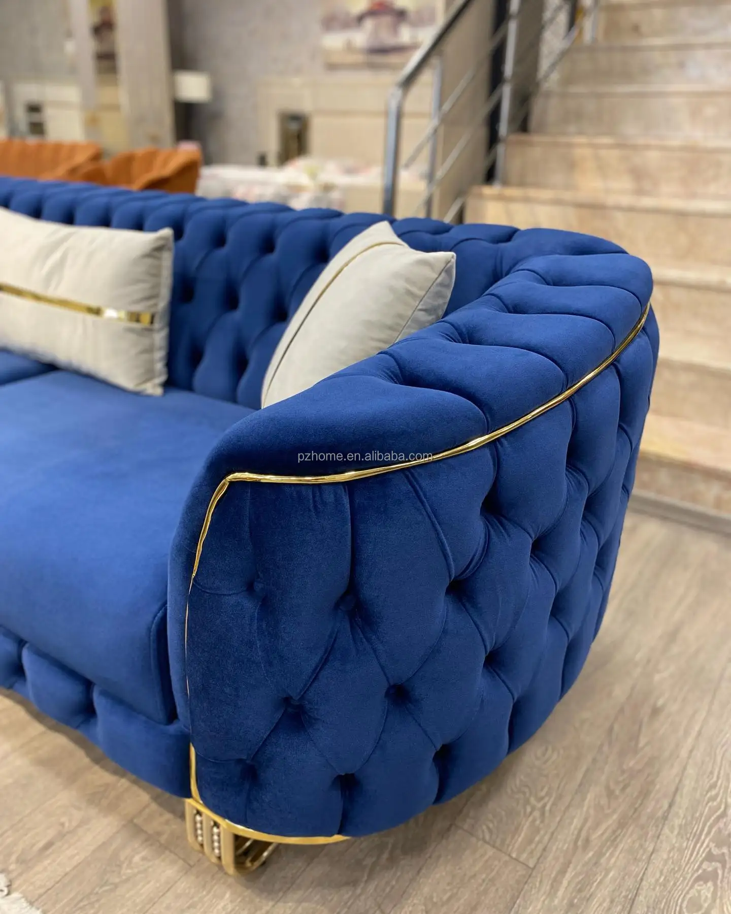 Luxury Modern Design One Love Seat Sectional Set Chesterfield Modular ...