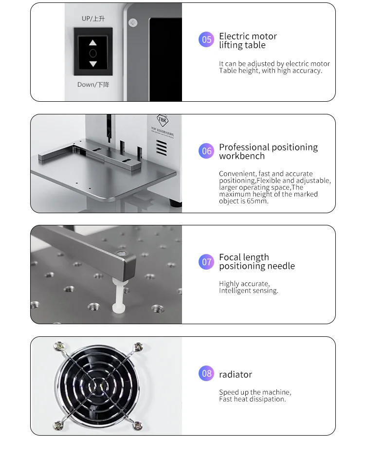 Tbk Official Factory Store Tbk 958f Back Glass Repair 20w Fiber Laser ...