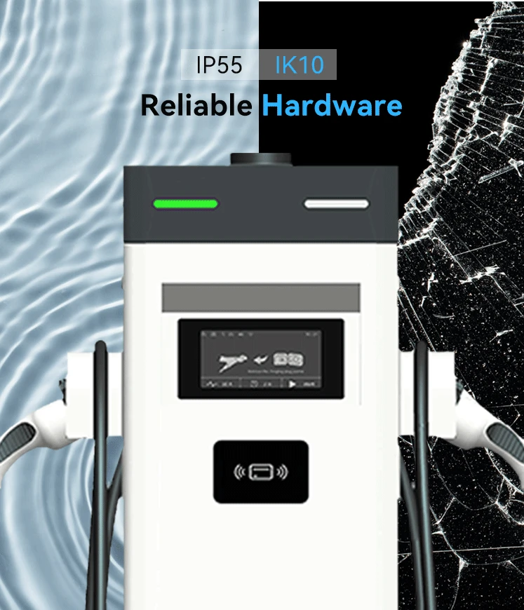 Dynamic Load Balancing 22kw Ocpp2.0.1 Commercial Level2 Type 2 Electric ...
