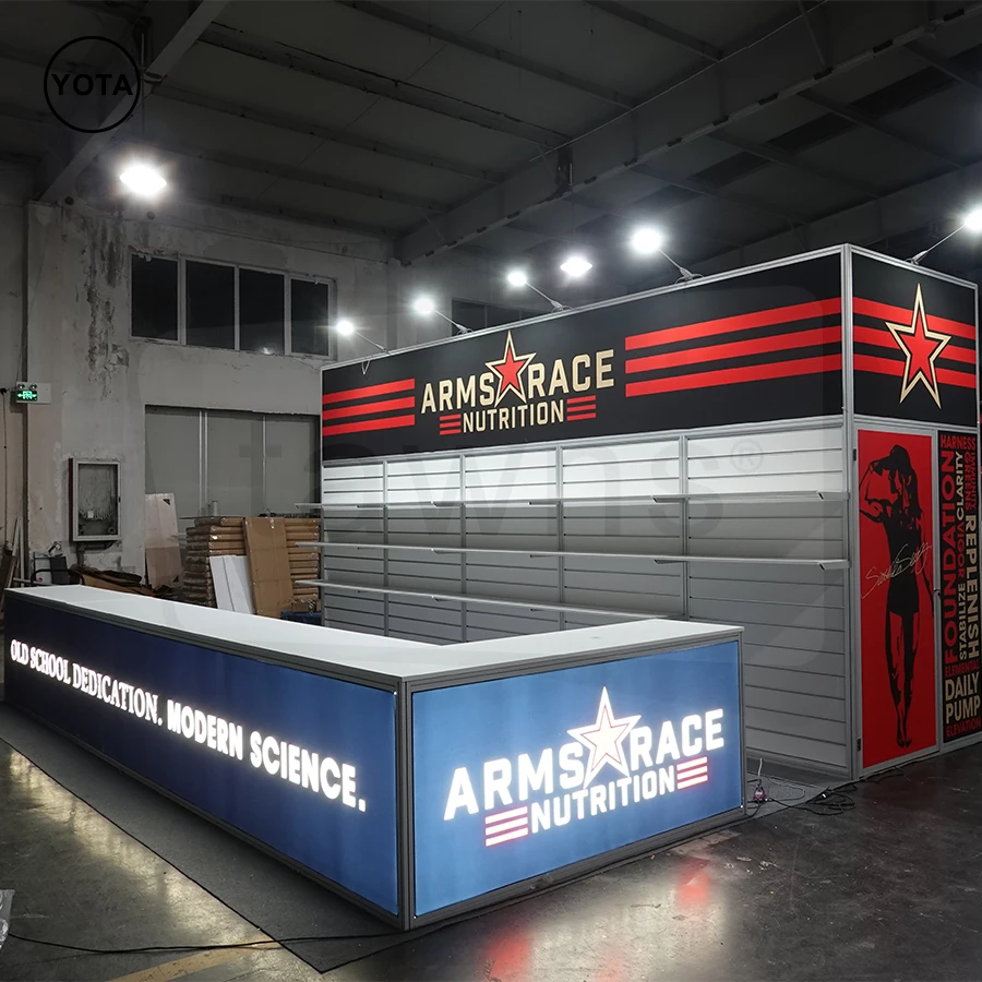 Tawns 6x6 Booth Backdrop Custom Expo Island Stand Trade Show Displays ...