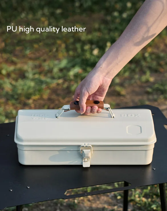 Metal Tool Storage Box, Camping Metal Storage Box, Portable Iron ...