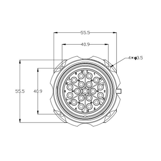 Socapex 19 Pin Connector Multipin Male Cable Mount Plug| Alibaba.com