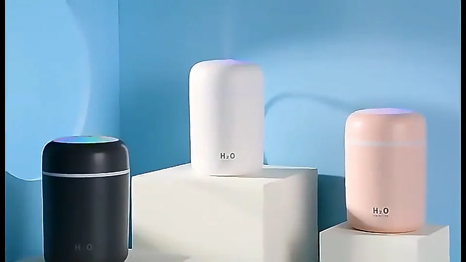 Portable Led Light Car Humidifier Usb Cool Mist H2o Air Humidifier ...