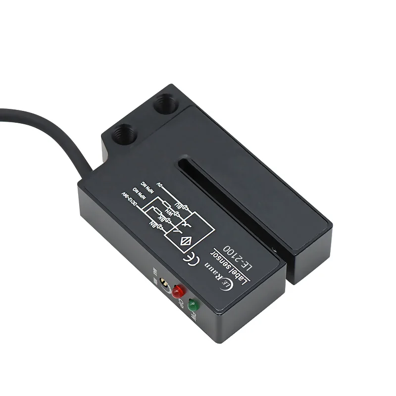 Leraun NPN PNP photoelectric Label Sensor opaque Label Detection for ...