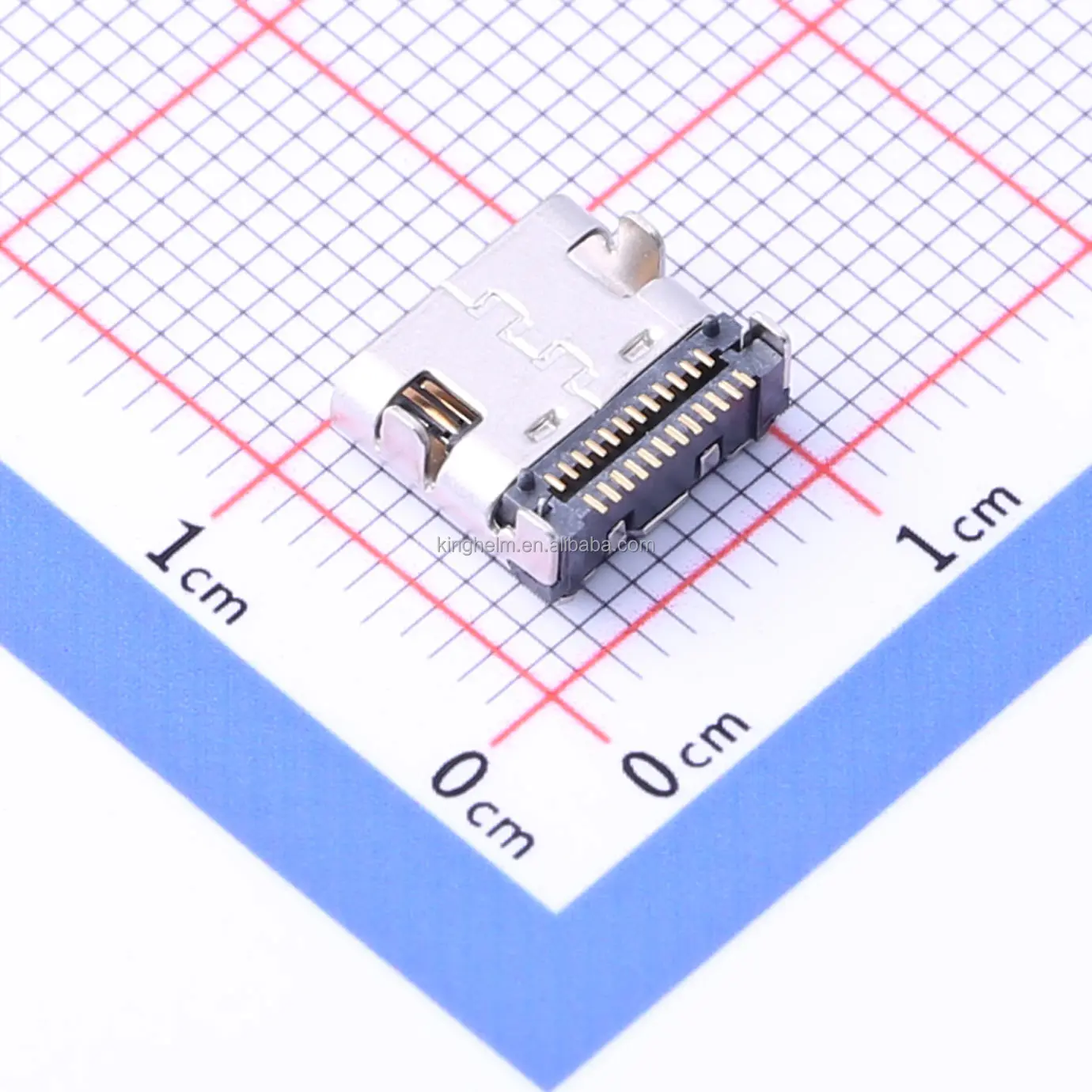Kinghelm Kh-type-c-w.stm-24p Usb Type C Connector Female Double Row 180 ...