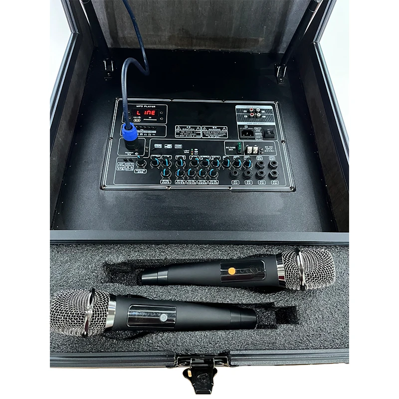 Big Dj Bass Active Speaker Line Array System 15 Inch Rechargeable 12v ...