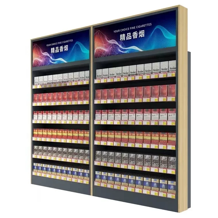 Supermarket Convenience Store Wall-mounted Cigarette Rack| Alibaba.com