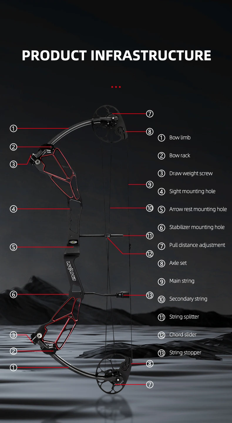 LWANO PANGO Compound Bow - Versatile and Durable Archery Gear