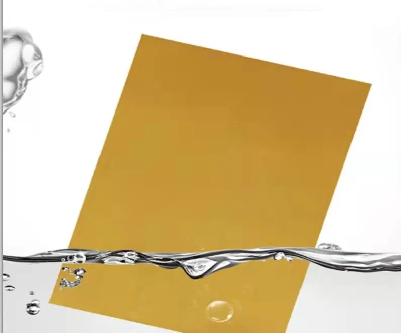 Custom Printed Logo Glossy Gold Label Sticker Self Adhesive Golden ...