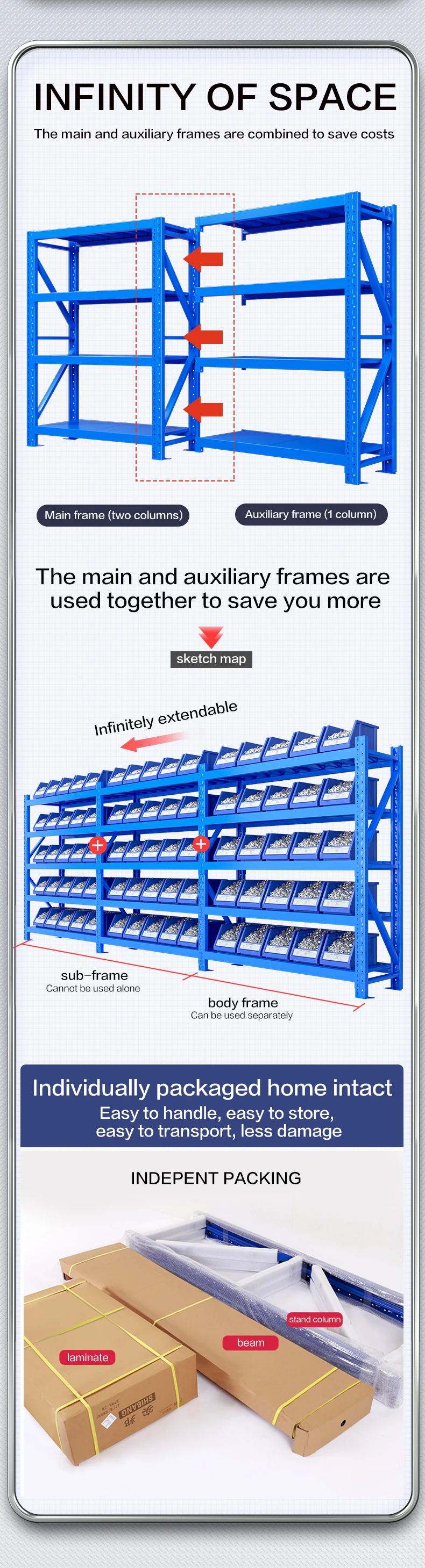 Shibang Steel Shelving Racks - Durable & Versatile Solutions