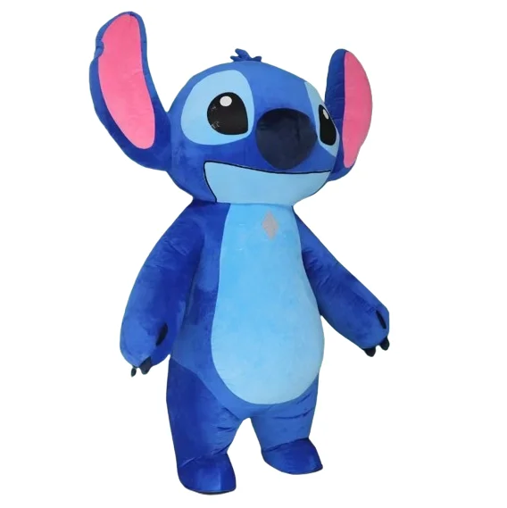 Popular Cartoon Character Inflatable Stitch Mascot Costume For Adult ...