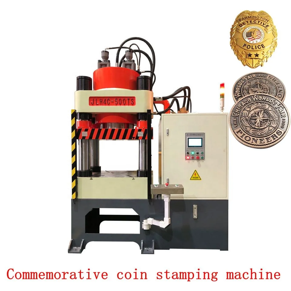 Alibaba.com: 4-column hydraulic press machine for badges, medals, coins ...