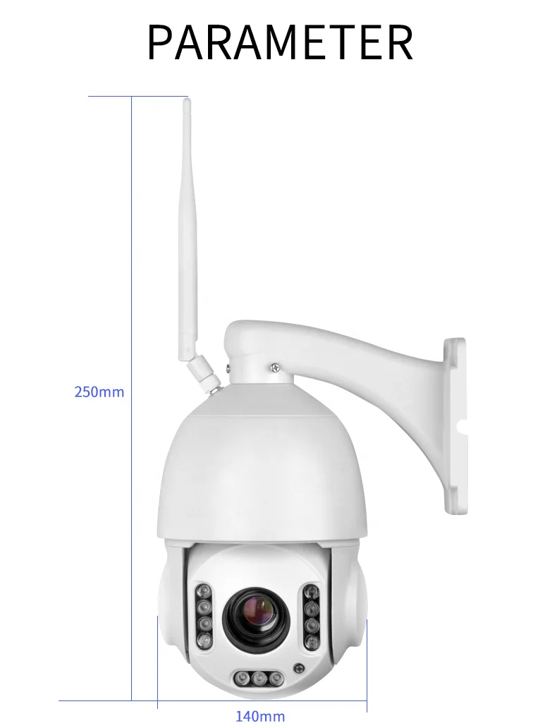 Camhipro APP 18X Optical Zoom Digital Camera for Security