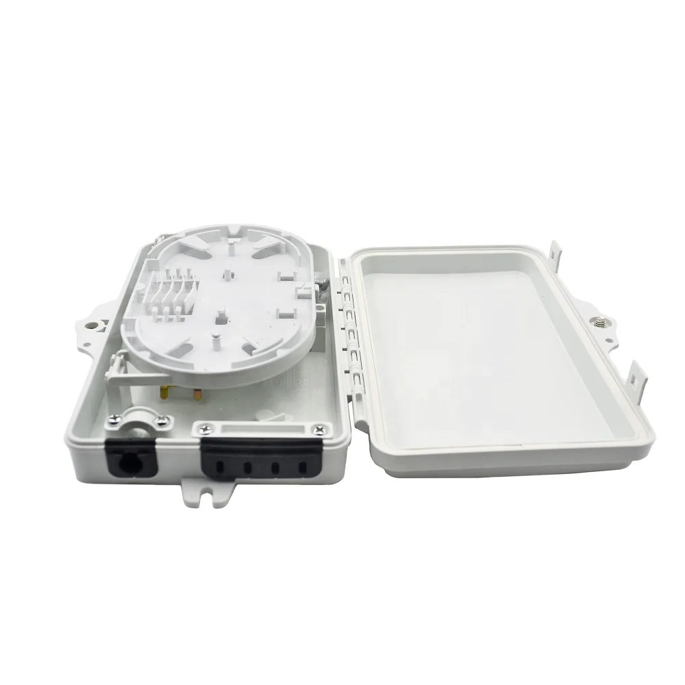 Fttx Network 4 Core Ports Waterproof Distribution Box Fiber Optic Cable ...