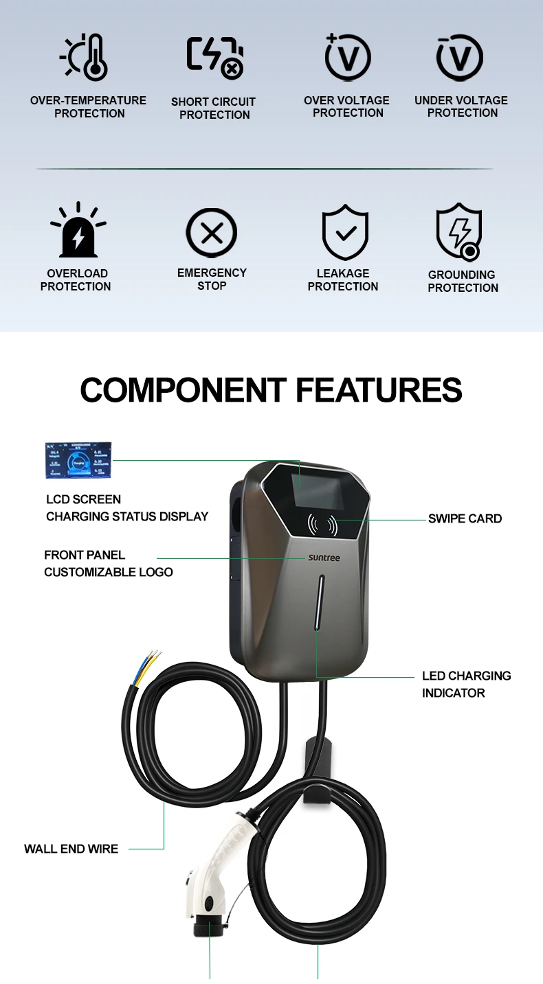 7KW EV Charging Station - Reliable and Efficient Charging