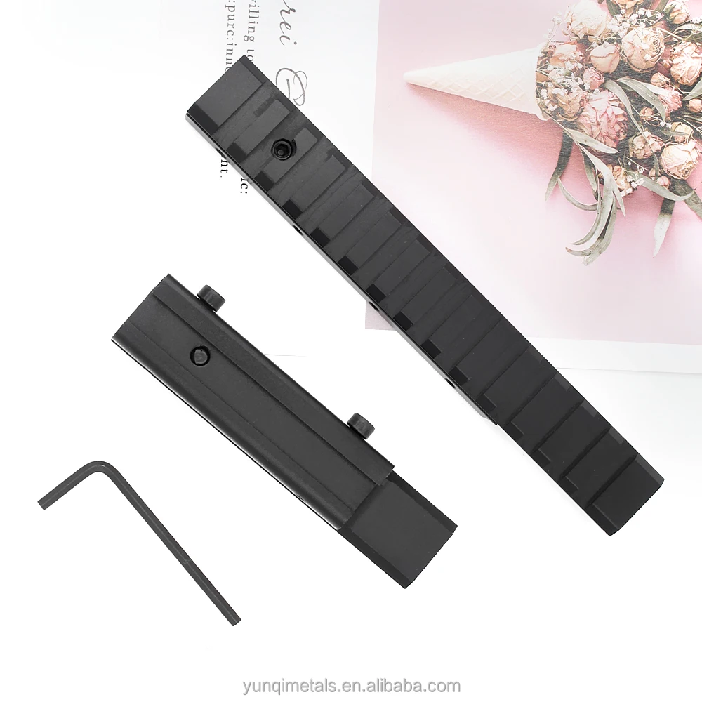 Aluminum Alloy Scope Mounting Brackets 155mm Extension Base 11mm To ...