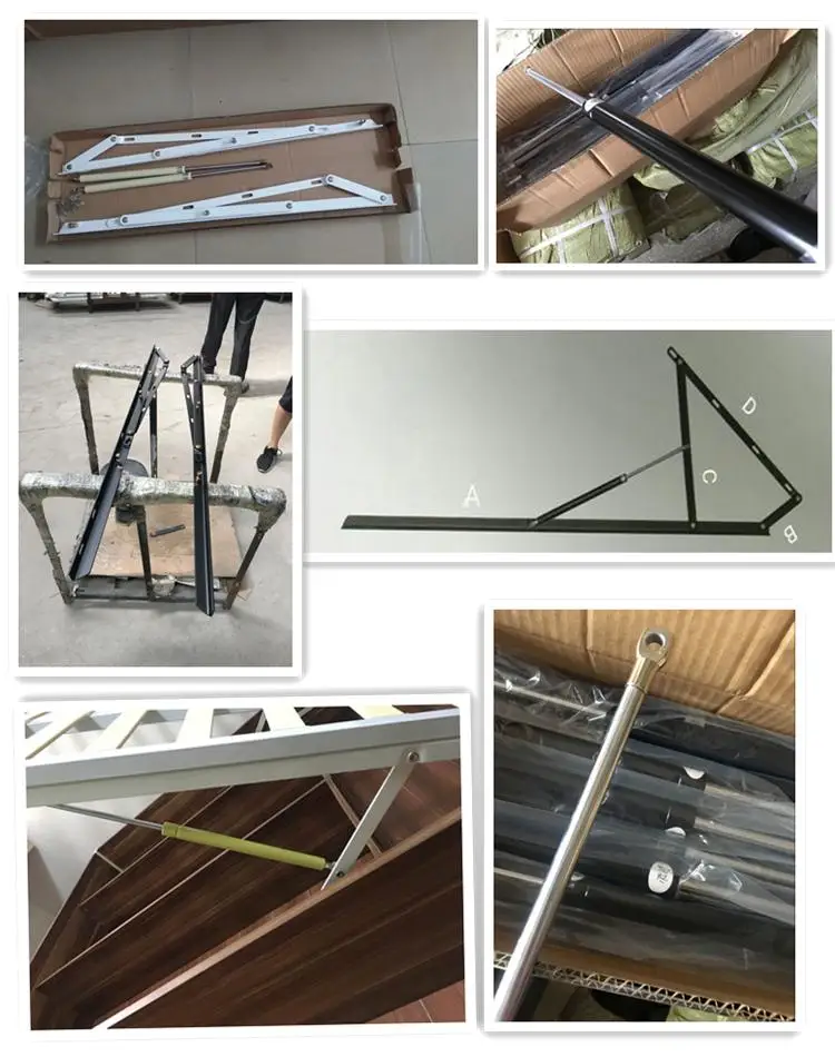 Full Bed Lift Hydraulic Mechanisms Lift Up System Gas Spring Bed ...