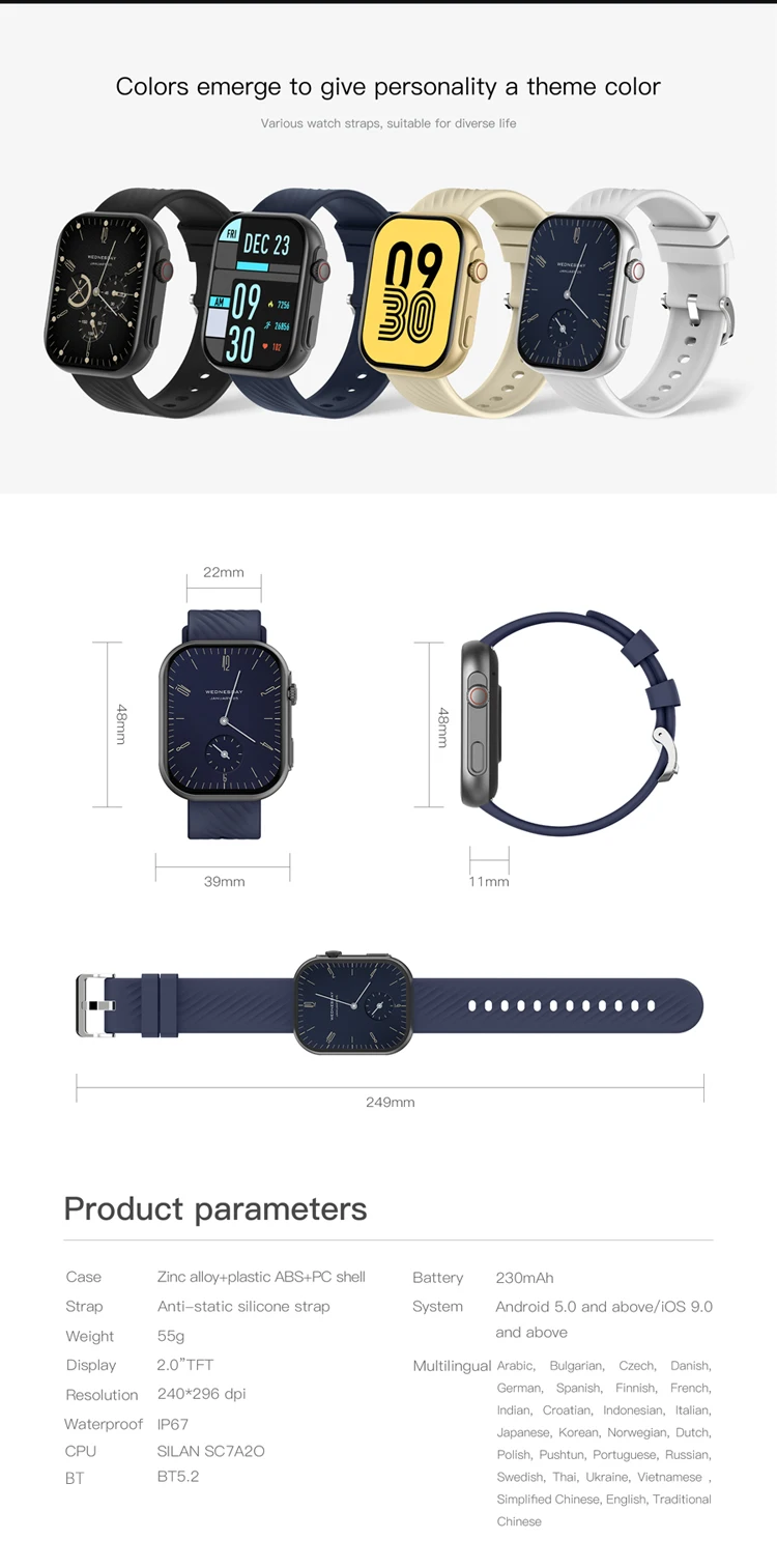 Cheap Zl80 Smart Watch With Silicone Strap Fashion Chip Rtl8763e ...