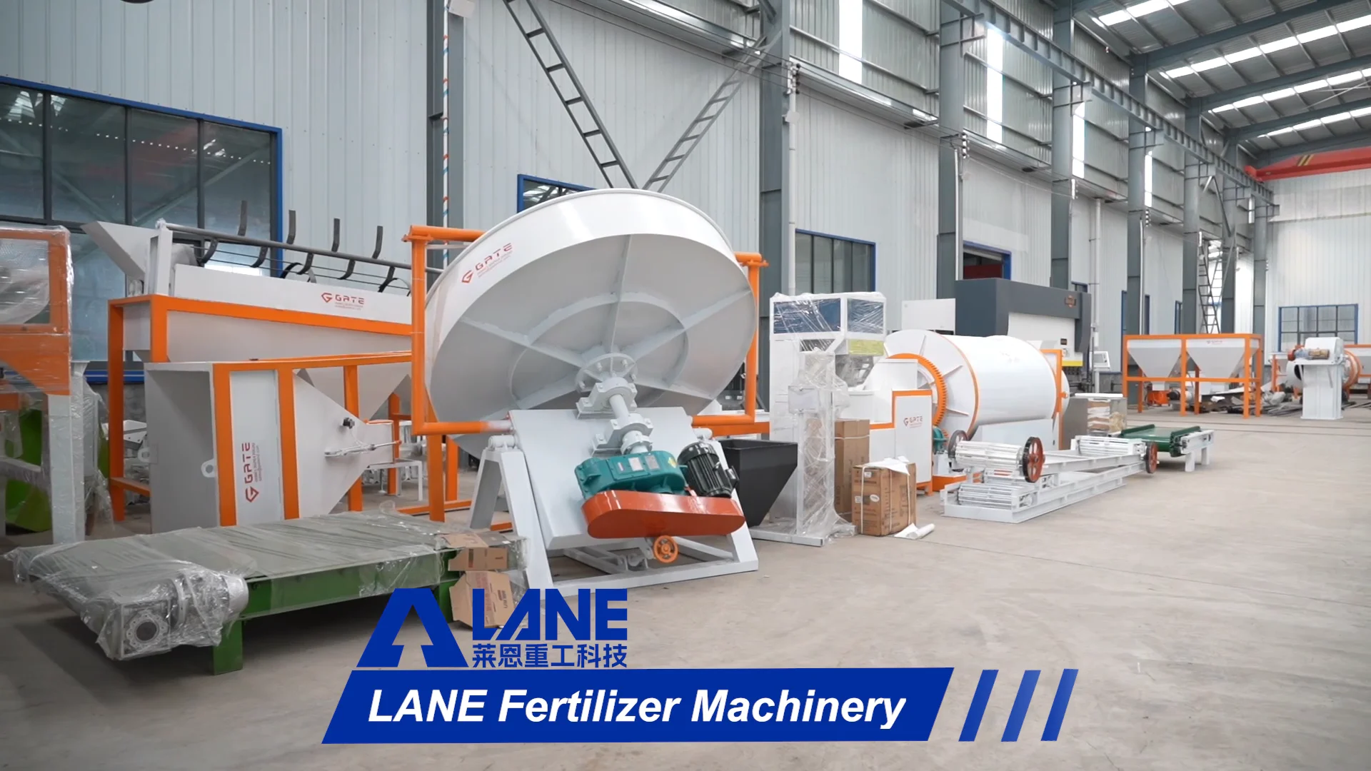 Lane 1-15t/h Bio Fertilizer Production Line Fertil Product Line Organic ...