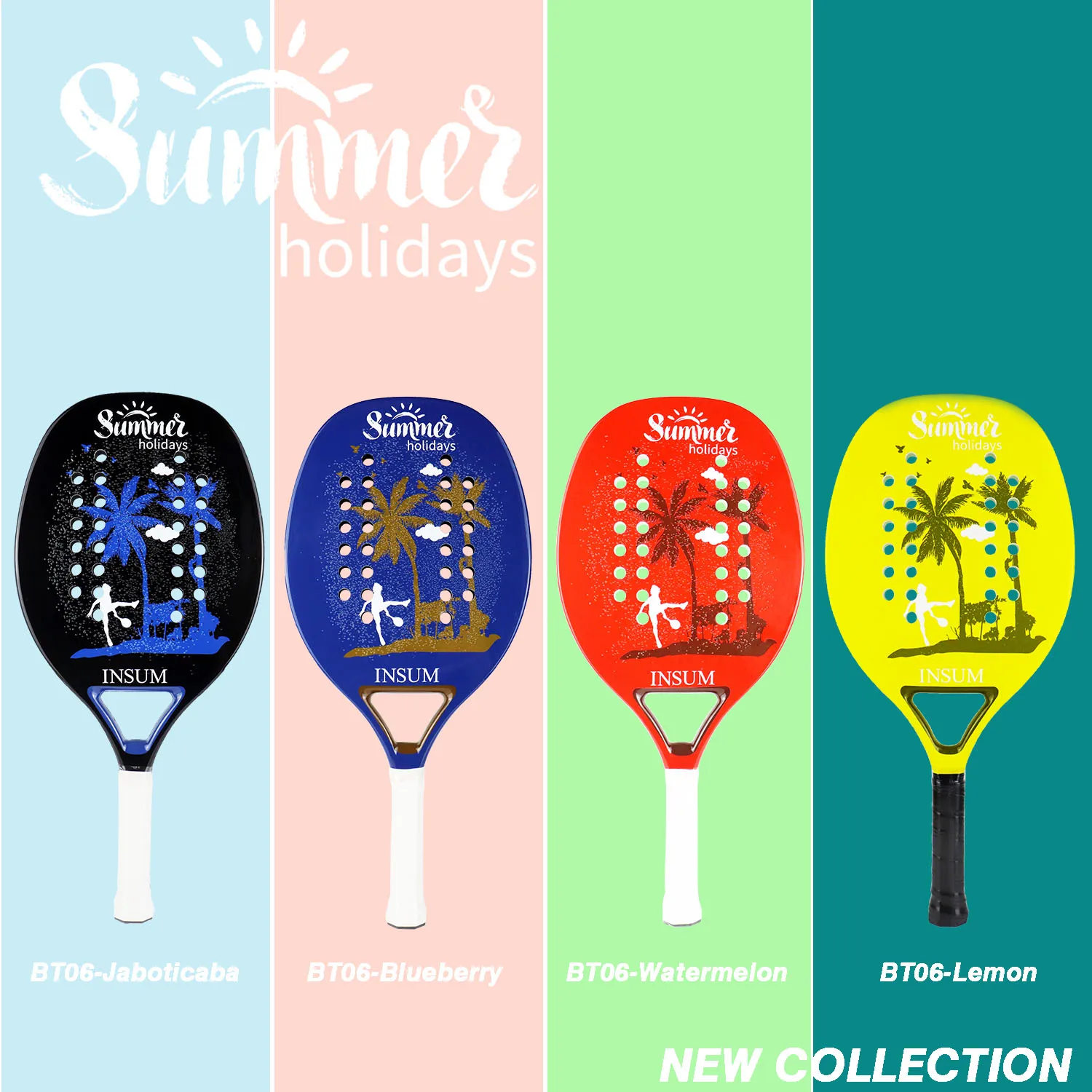 Beach Tennis Paddle with Carbon Fiber Grit Face and Memory Foam Core ...