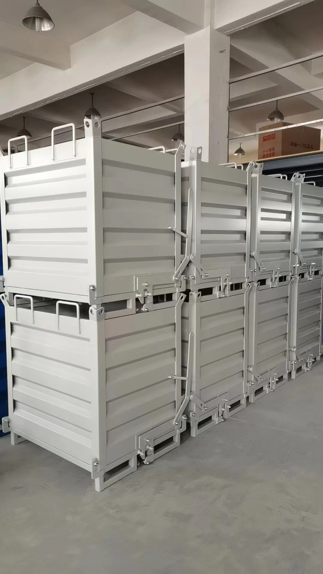 Heavy Duty Iron Waste Bin - 1T-2T Capacity for Warehouses